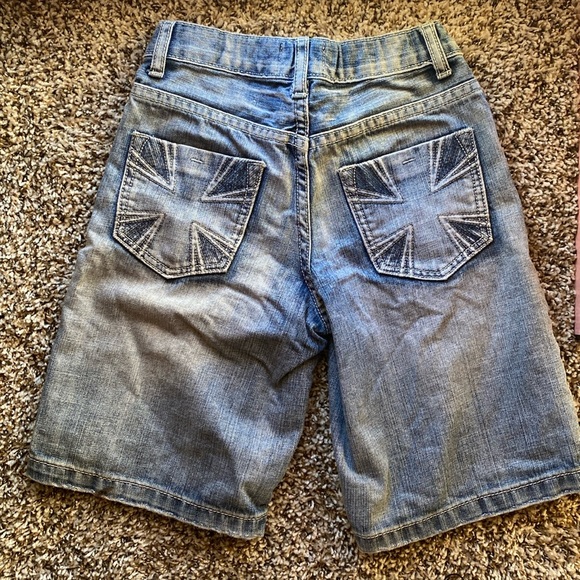 SK2 apparel | Bottoms | Washed Blue Jeans Cross Design On Back Pockets ...